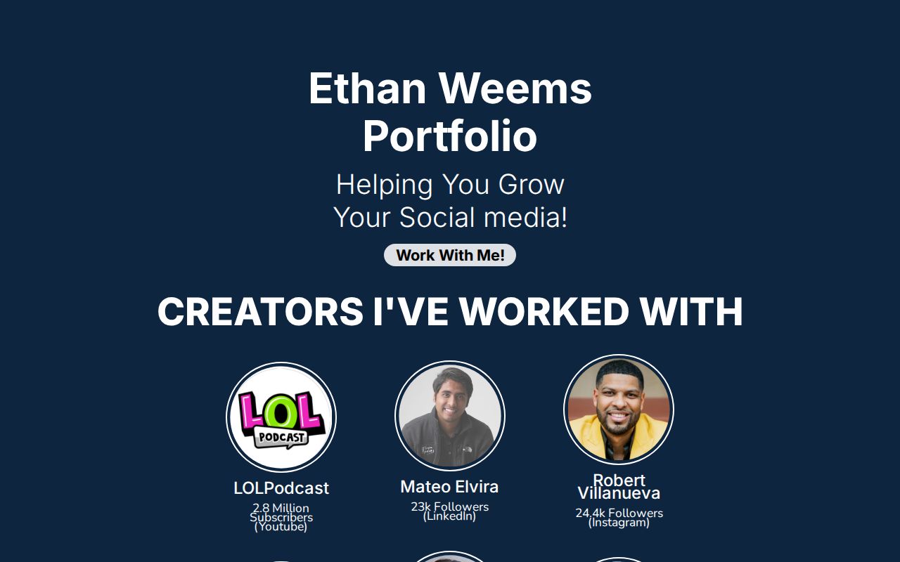 Ethan Weems Portfolio